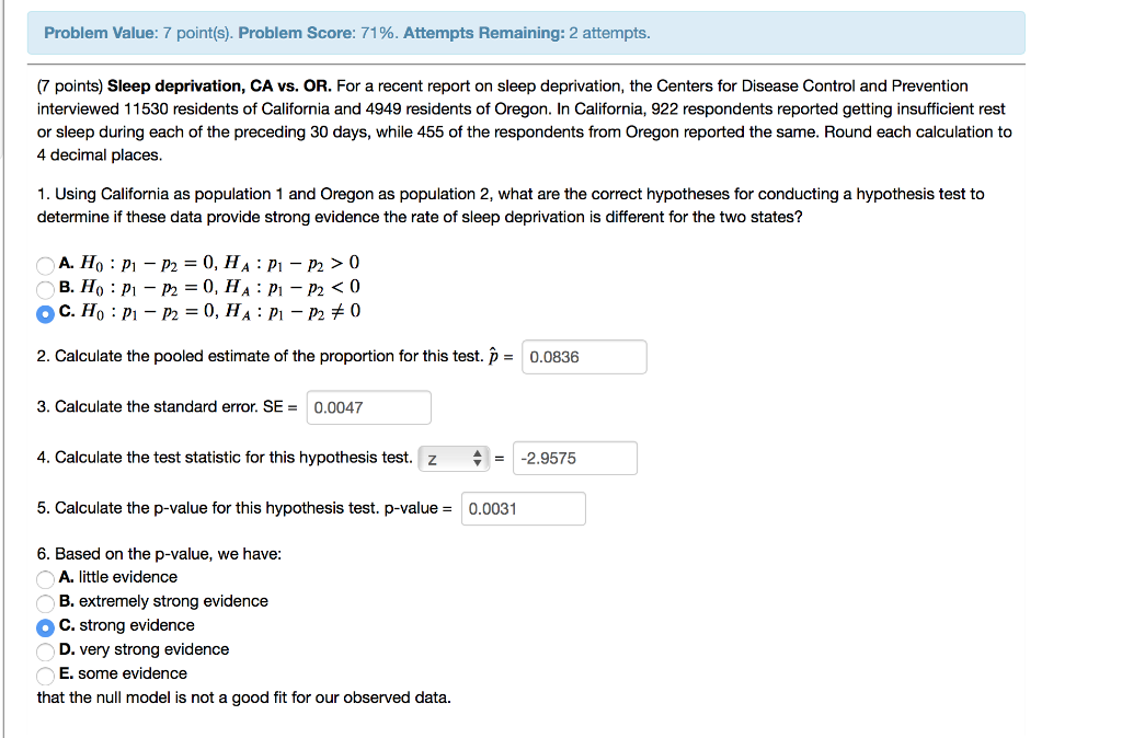 Solved Problem Value 7 Points Problem Score 71 0899