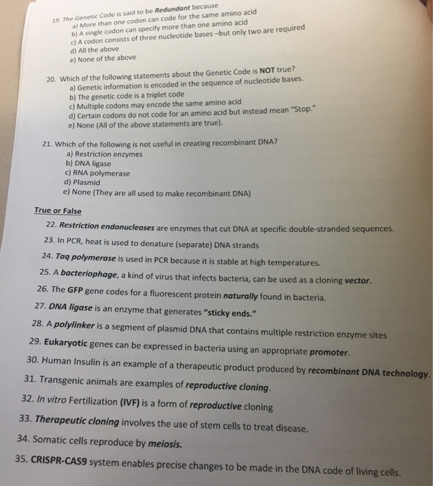 Solved a) More than one codon can code for the same amino | Chegg.com