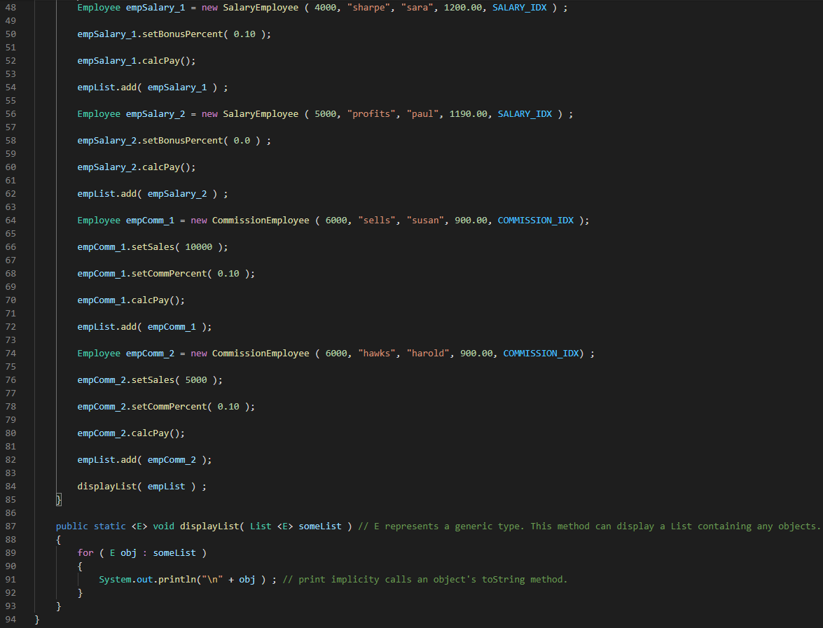 Solved JAVA: Inheritance & Polymorphism Here are parts of | Chegg.com