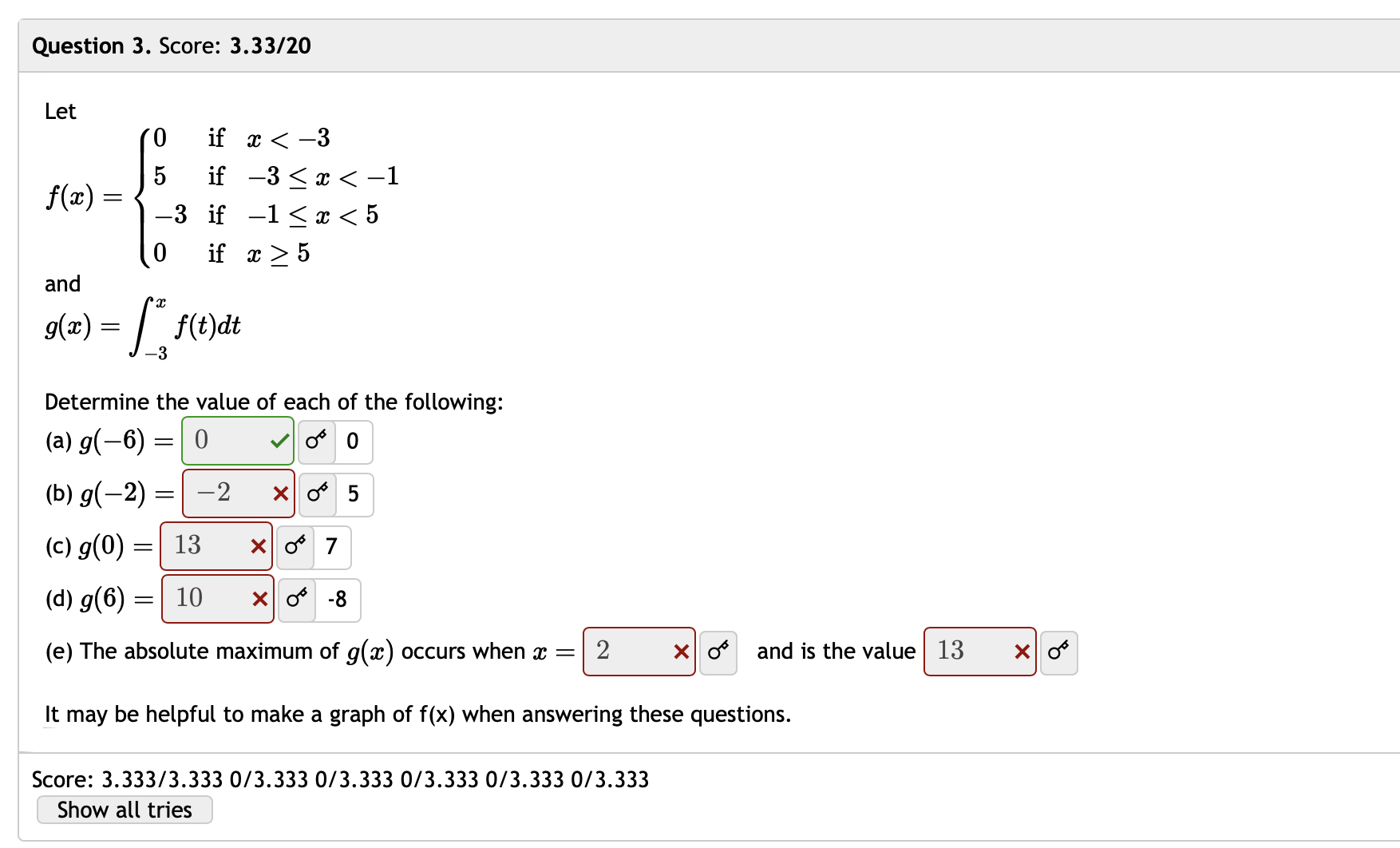 Solved let Question 3. ﻿Score: | Chegg.com