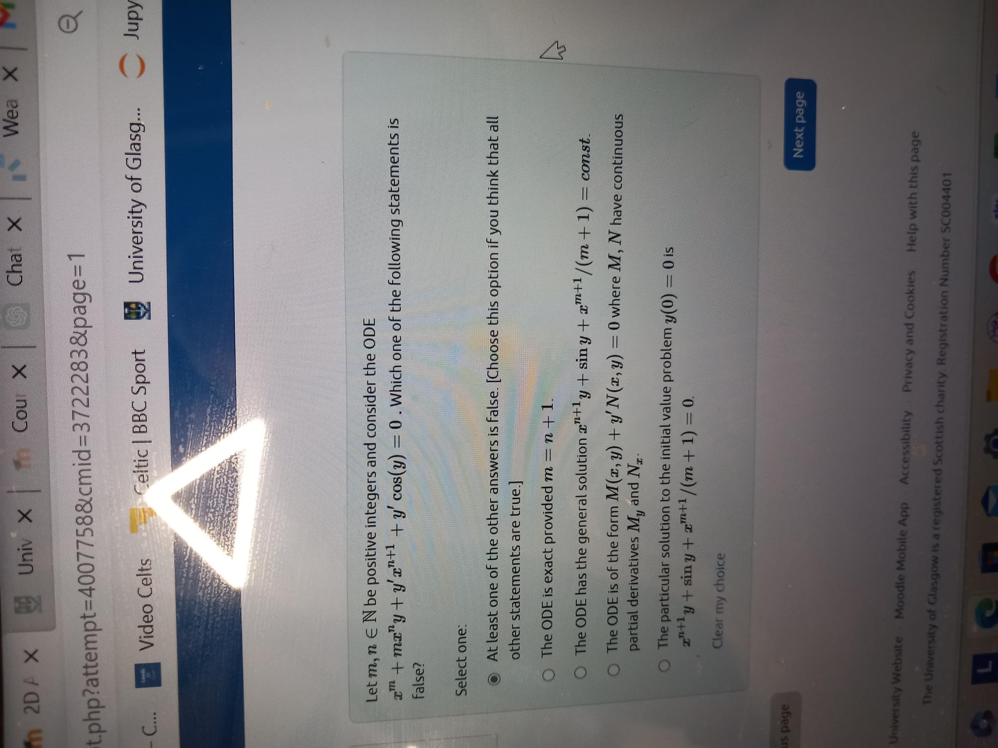 Solved Let m,ninN be positive integers and consider the | Chegg.com