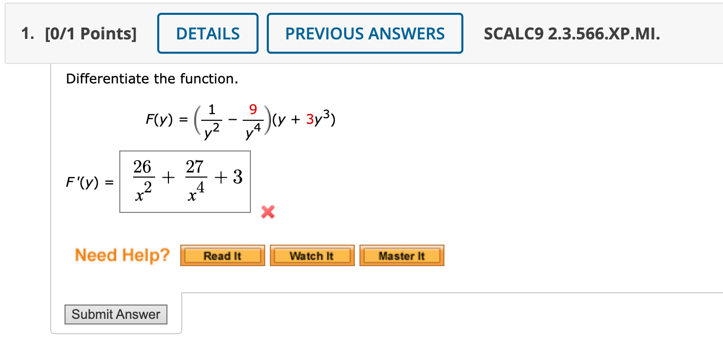 Solved Differentiate the function. | Chegg.com