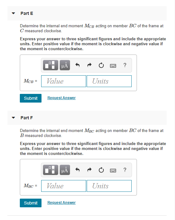 Homework #9 Problem 10.22 3 of 3> Consider the frame | Chegg.com