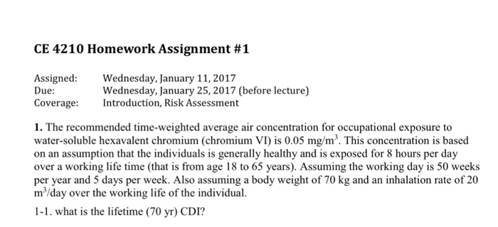 Solved The recommended time-weighted average air | Chegg.com