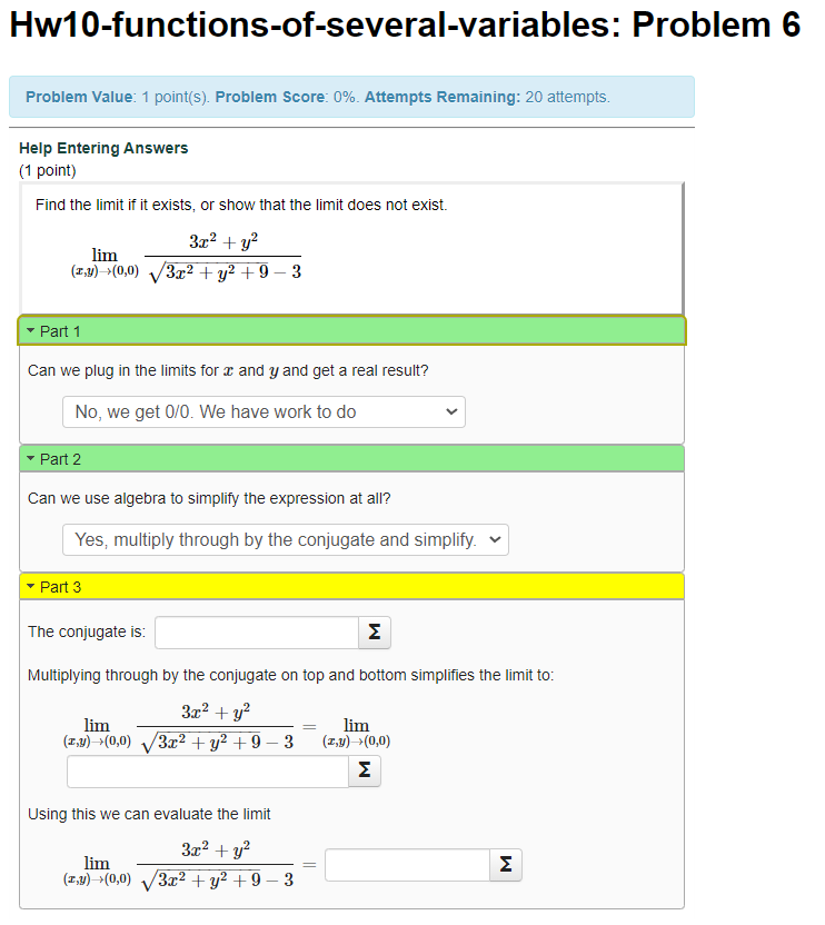 Solved Hw10 Functions Of Several Variables Problem 6