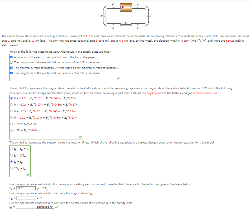 Solved The circuit shown above consists of a single battery, | Chegg.com
