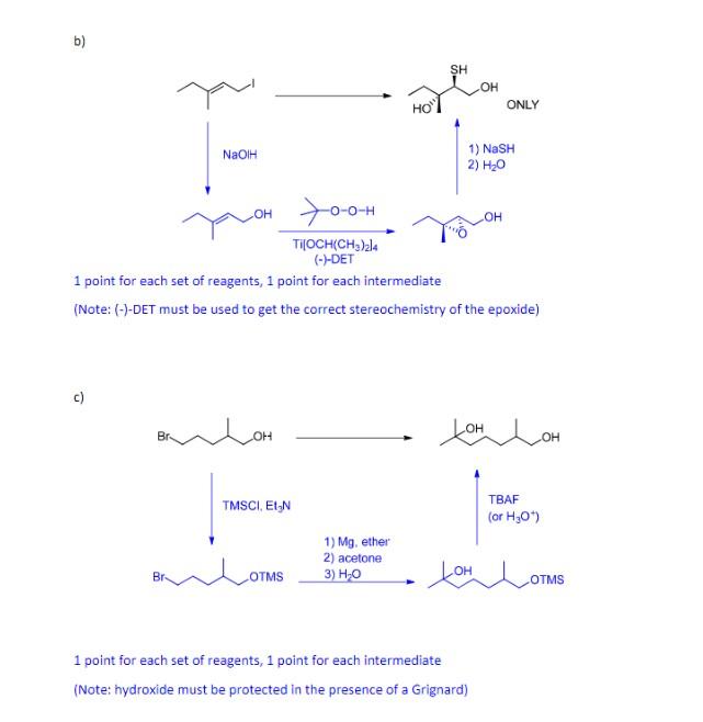 Solved Complete the following multistep syntheses by showing | Chegg.com