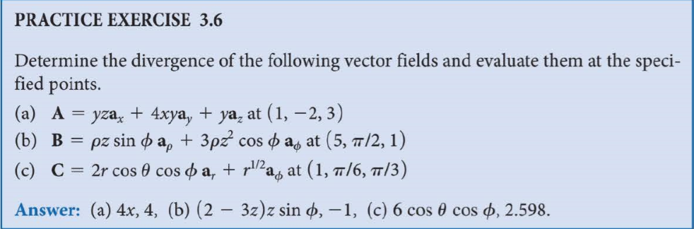 Solved PRACTICE EXERCISE 3.8 Determine the curl of each of | Chegg.com