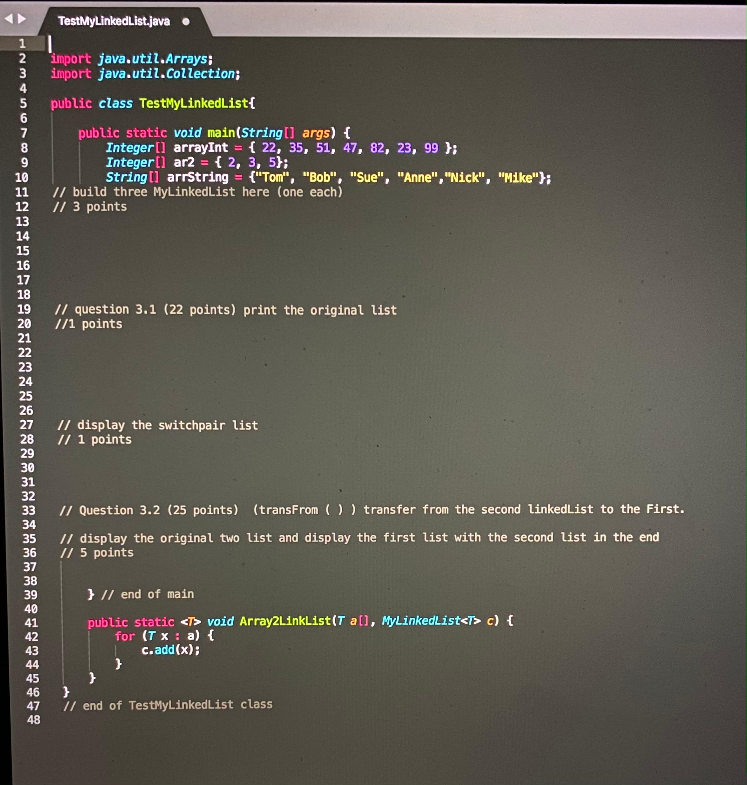 Solved MyAbstractList.java public abstract class | Chegg.com