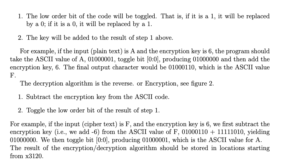 Type (E) narypt/ (D) ecrypt : D Enter encryption key | Chegg.com