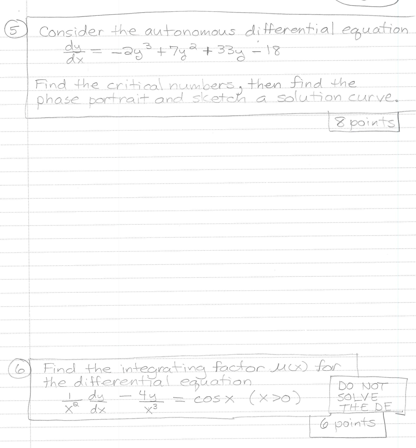 Solved Consider the autonomous differential equation | Chegg.com