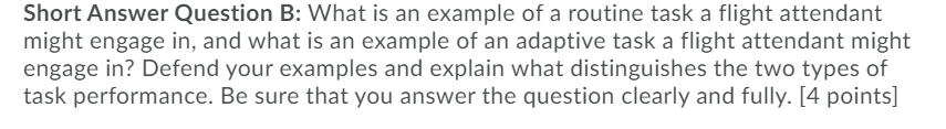 Solved Short Answer Question B: What is an example of a | Chegg.com