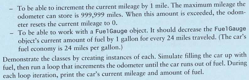 UML diagram for Gaddis 9E Programming Challenge 15, | Chegg.com