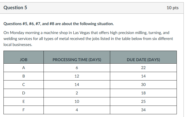 Solved Questions \#5, \#6, \#7, and \#8 are about the | Chegg.com