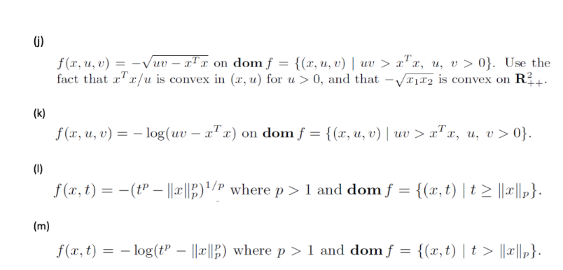 for each of the following functions determine whether | Chegg.com