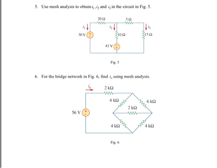 Solved Use mesh analysis to obtain i_1, i_2 and i_3 in the | Chegg.com