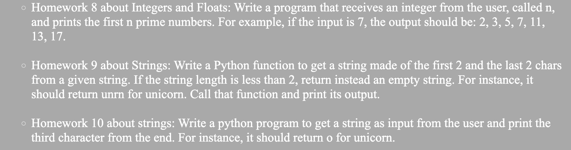 Solved I need help with these python questions please show | Chegg.com