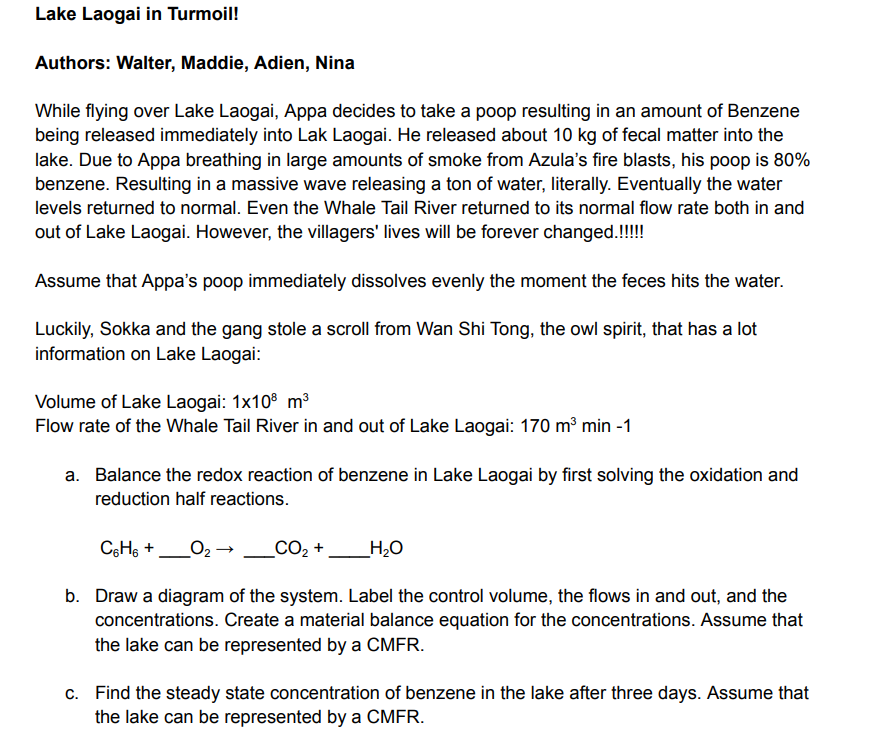 Solved Authors: Walter, Maddie, Adien, Nina While flying | Chegg.com