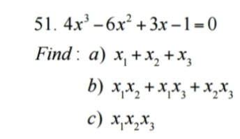 Solved François Viète's Formulas to Find the Special Sums of | Chegg.com