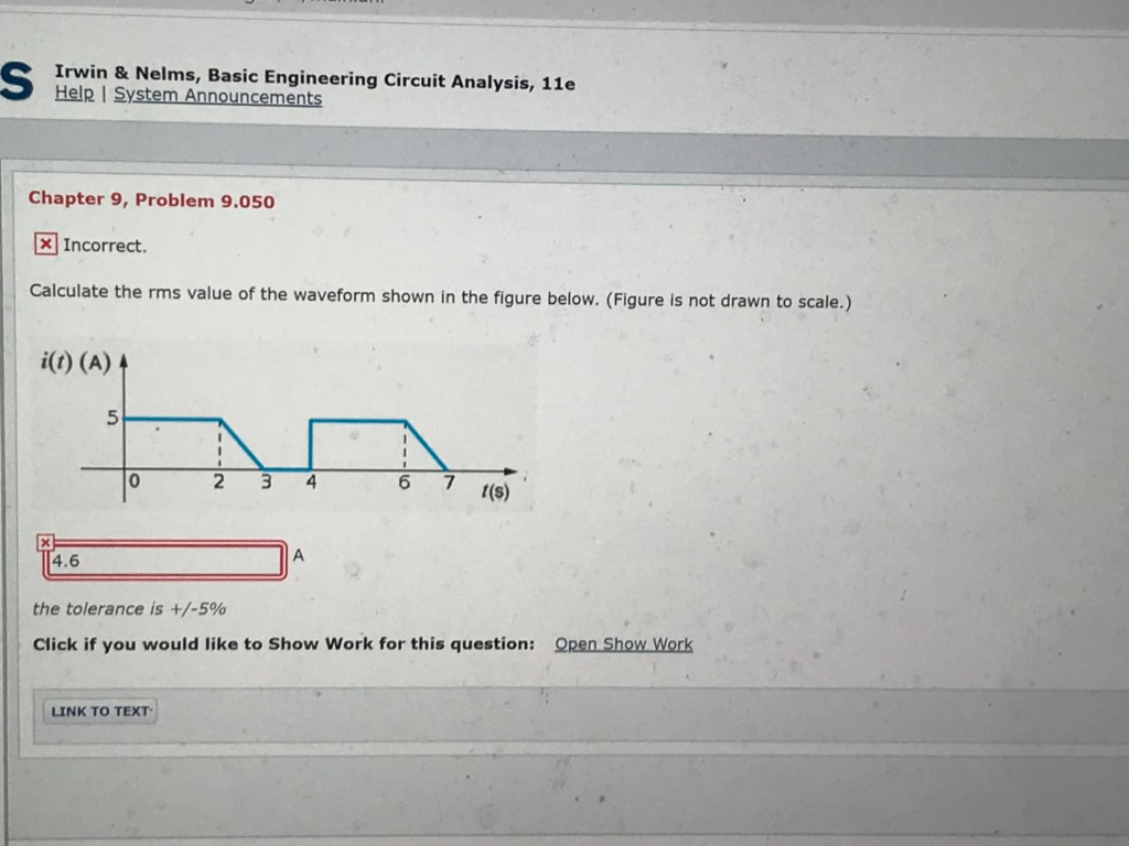 Solved Irwin & Nelms, Basic Engineering Circuit Analysis, | Chegg.com