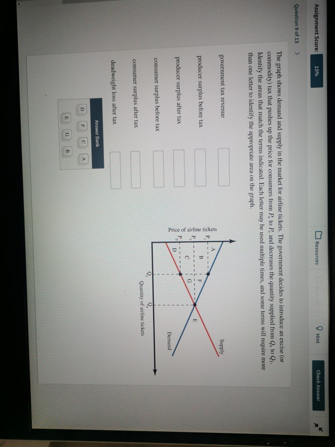 Solved Assignment Score: 15% Resources Hint Check Answer | Chegg.com