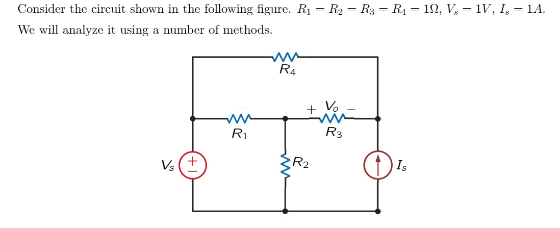 Solved Consider the circuit shown in the following figure. | Chegg.com