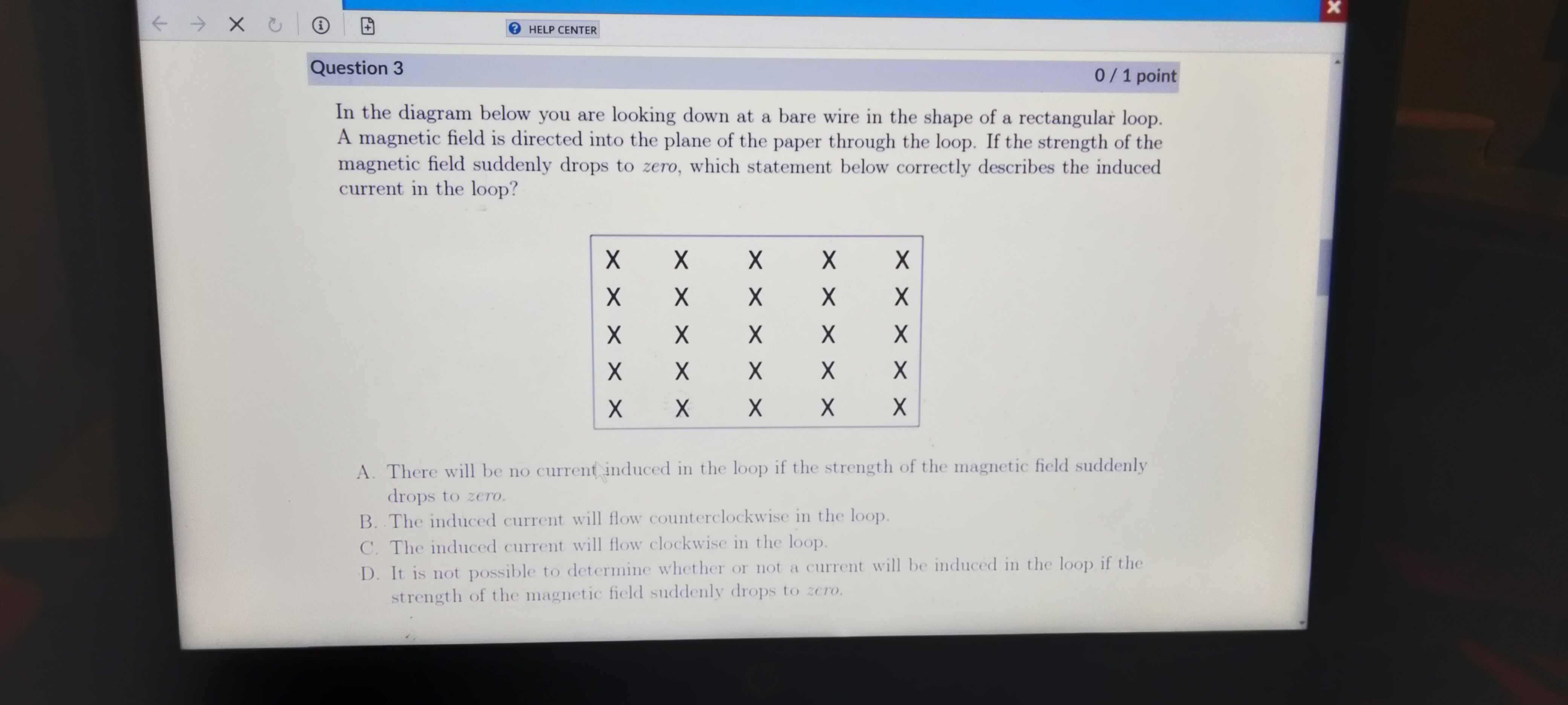 Solved Question 3In ﻿the diagram below you are looking down | Chegg.com