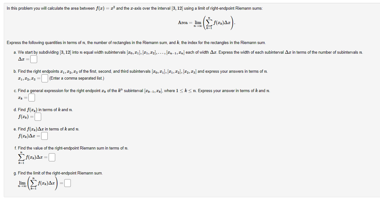 Solved In this problem you will calculate the area between | Chegg.com