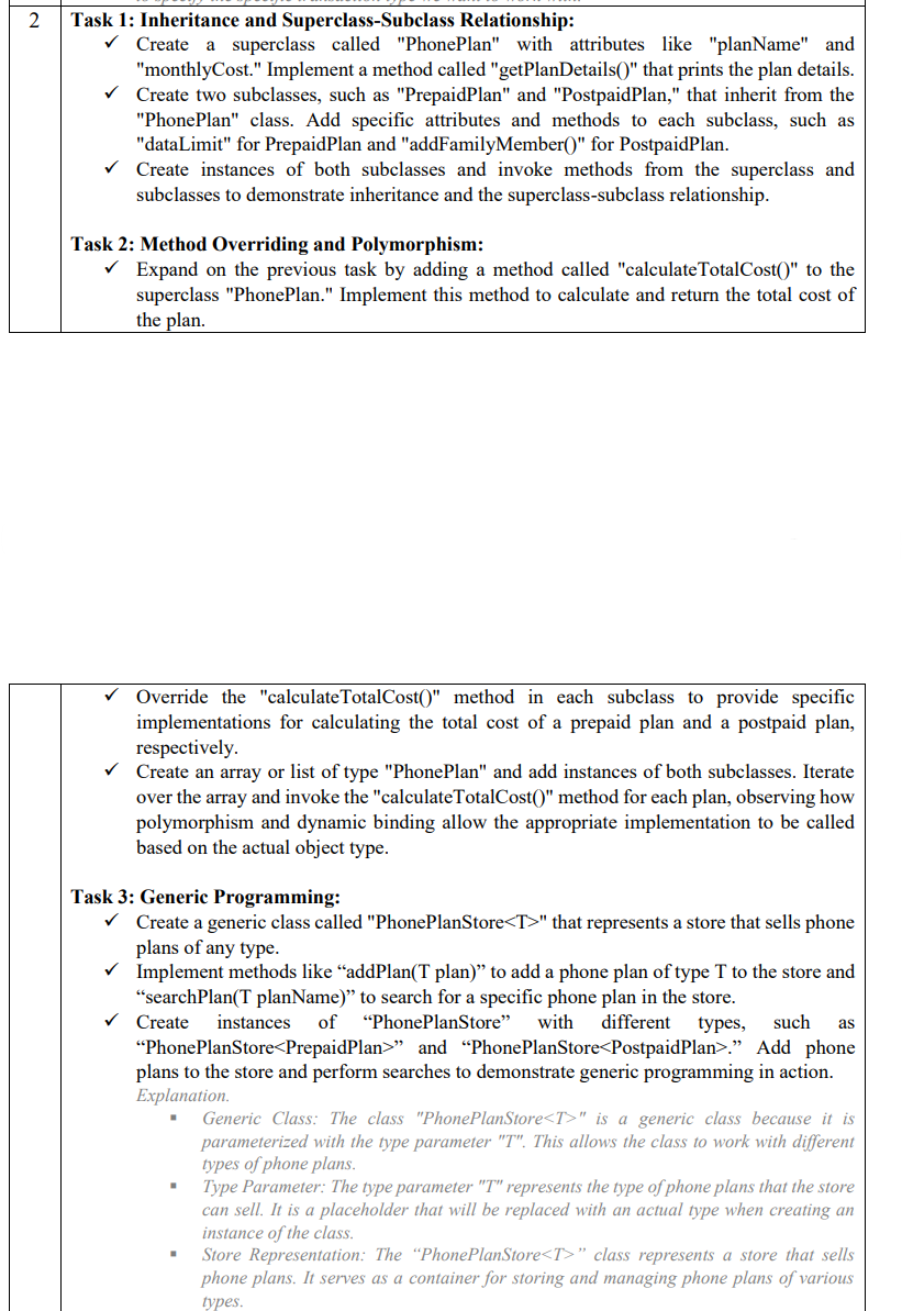 Solved Override the "calculateTotalCost( () " method in | Chegg.com