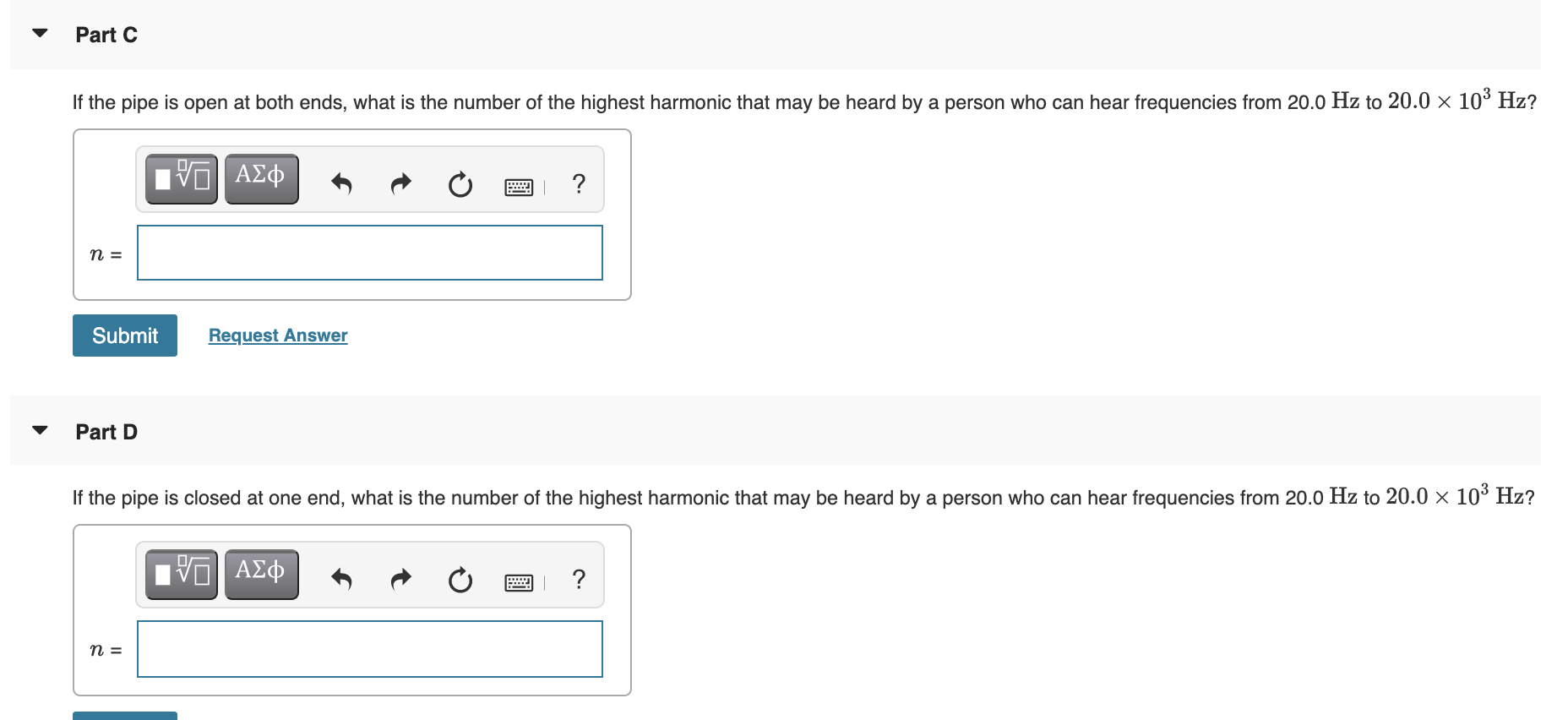 Solved Part A Find the fundamental frequency and the | Chegg.com