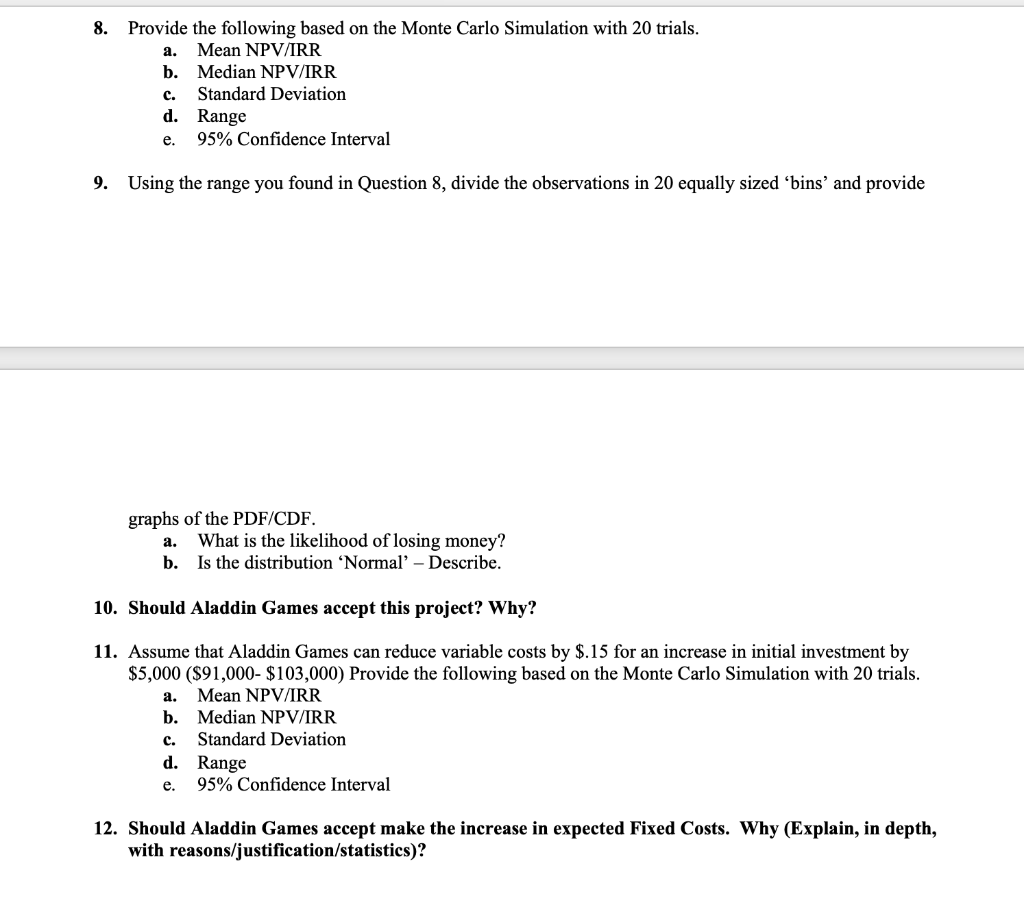Synopsis and Objectives Ted Heinlen, CEO of Aladdin | Chegg.com