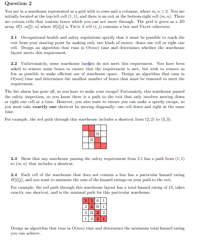 Solved No code or pseudocode, just design the algorithm and | Chegg.com