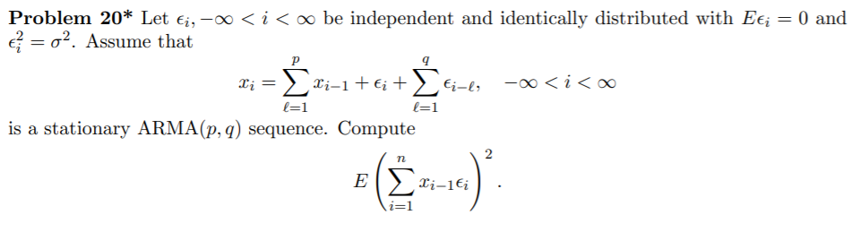 Problem 20* Let €;, - | Chegg.com