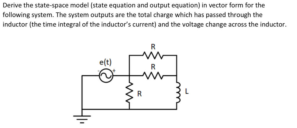 Solved Modeling and simulation question? Derive the | Chegg.com
