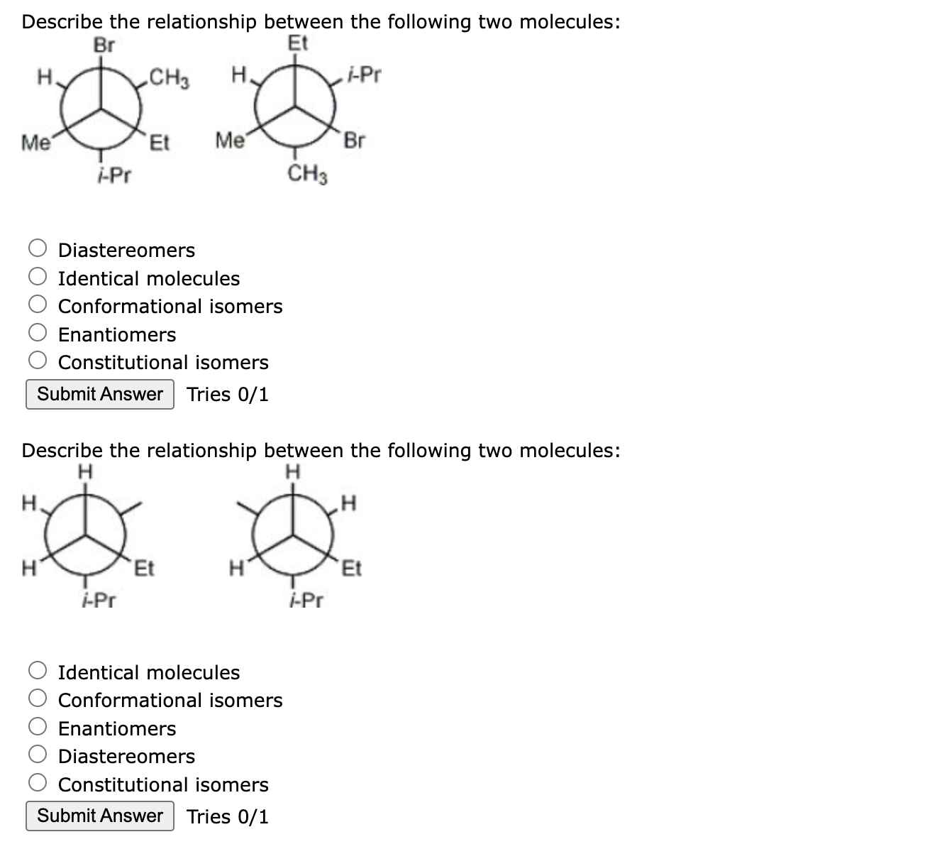 Solved Describe the relationship between the following two | Chegg.com