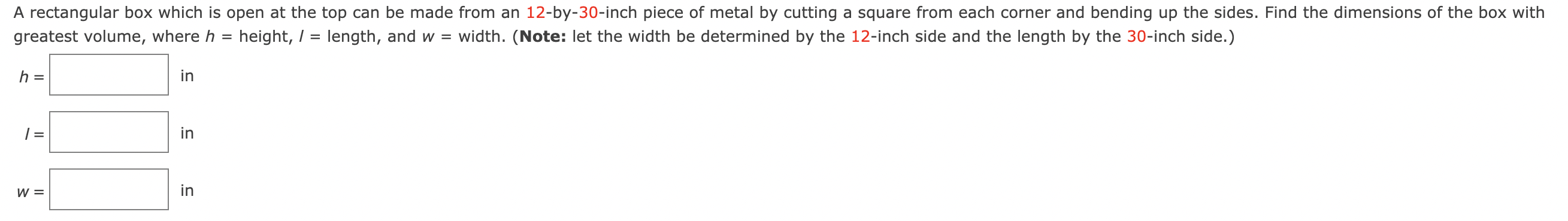 Solved A rectangular box which is open at the top can be | Chegg.com