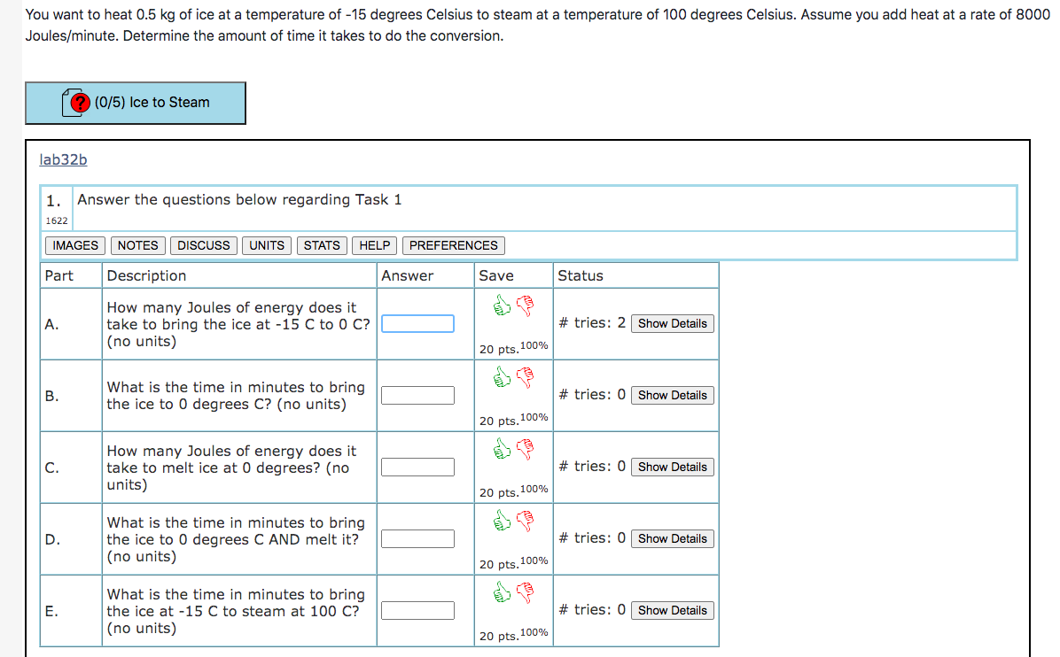 Solved You want to heat 0.5 kg of ice at a temperature of | Chegg.com