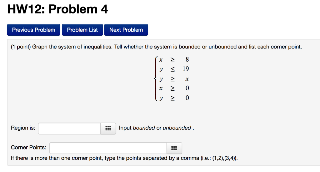 Solved HW12: Problem 4 Previous Problem Problem List Next | Chegg.com