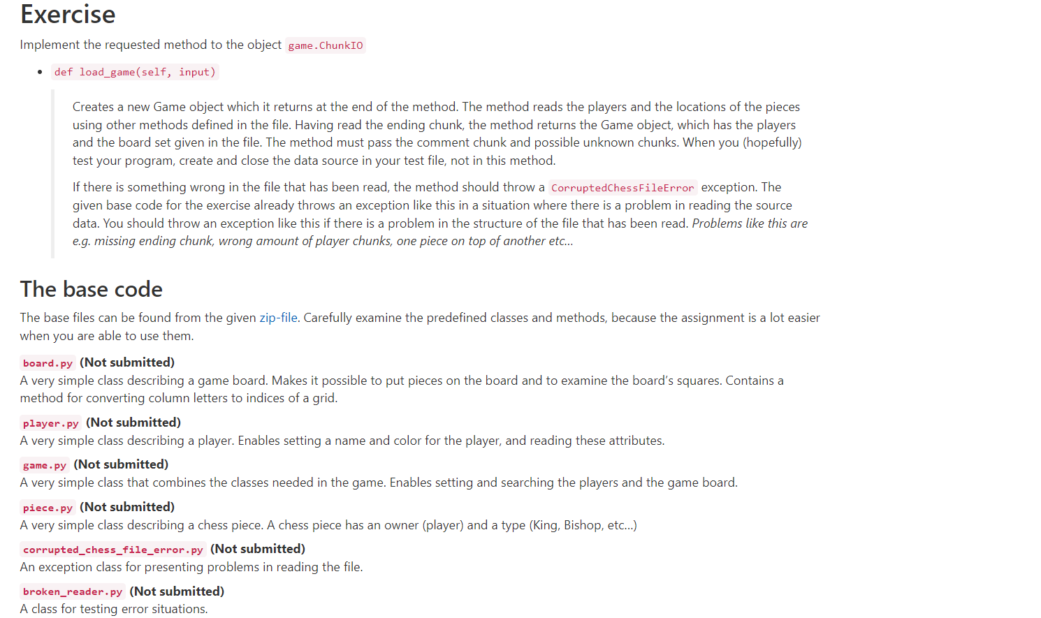 Solved Theme In the exercises of this chapter and the next, | Chegg.com