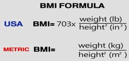 Solved (Python code) BMI can be calculated in Metric or | Chegg.com