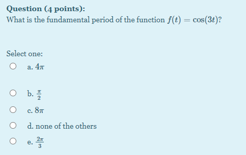 Solved Question (4 points): For the continuous odd function | Chegg.com