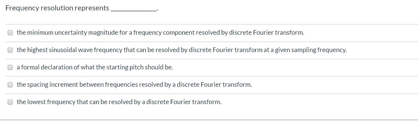 Solved Frequency resolution represents the minimum | Chegg.com