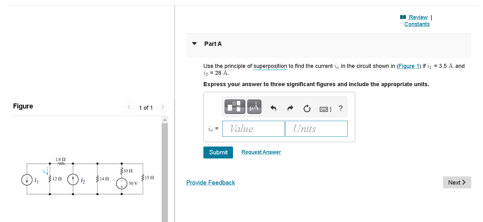 Solved Review | Constants Part A Use the principle of | Chegg.com