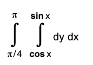 Solved Set up this double integral using dx dy (changing the | Chegg.com