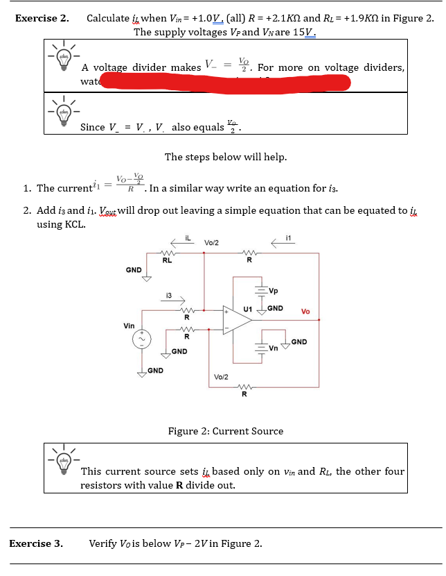 Solved Exercise 1. Calculate the maximum feedback resistor | Chegg.com