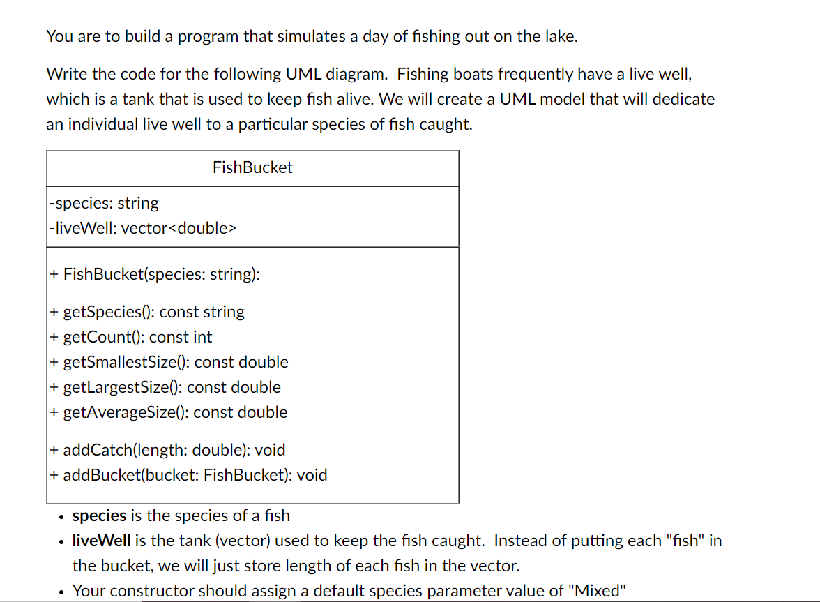 Solved You are to build a program that simulates a day of | Chegg.com