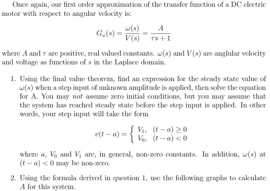 Once Again Our First Order Approximation Of The