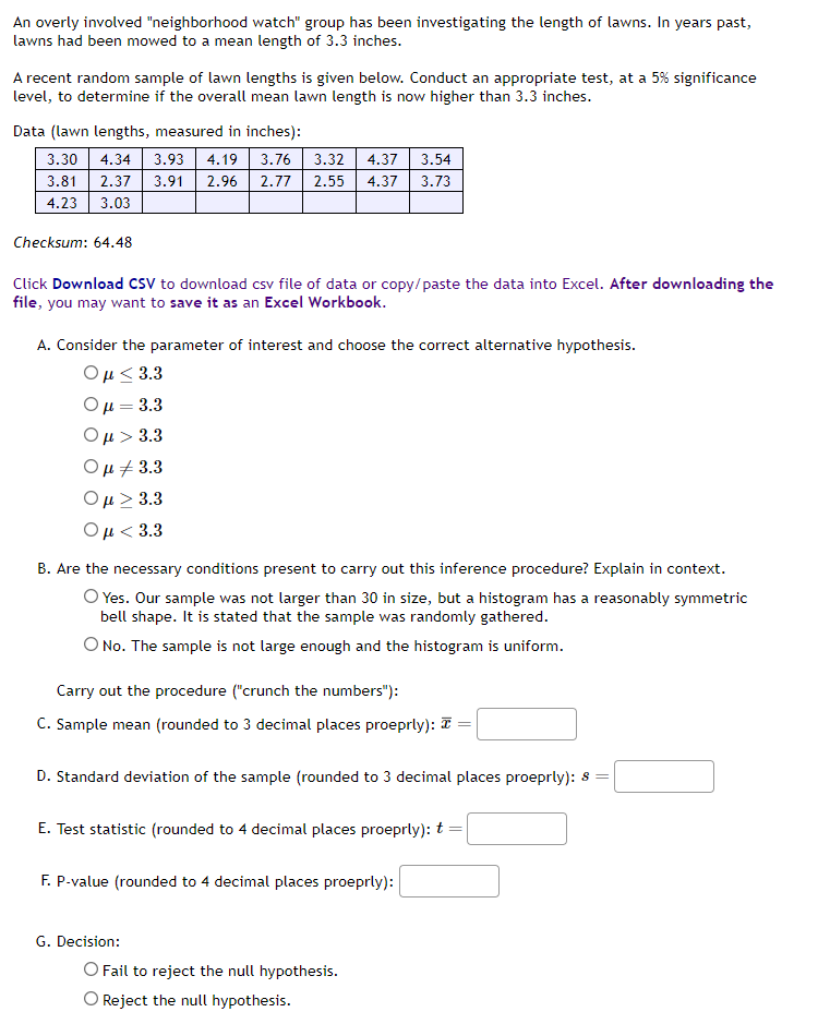 Solved An overly involved "neighborhood watch" group has | Chegg.com