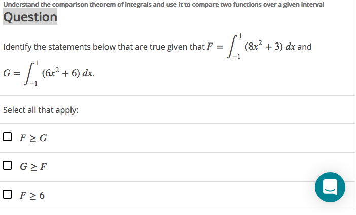 Solved Understand the comparison theorem of integrals and | Chegg.com