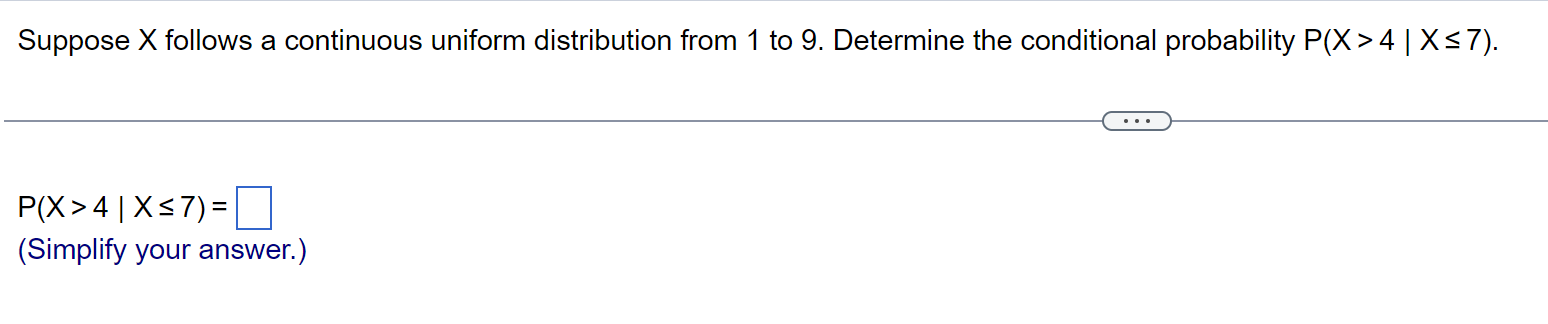 Solved Suppose X follows a continuous uniform distribution | Chegg.com